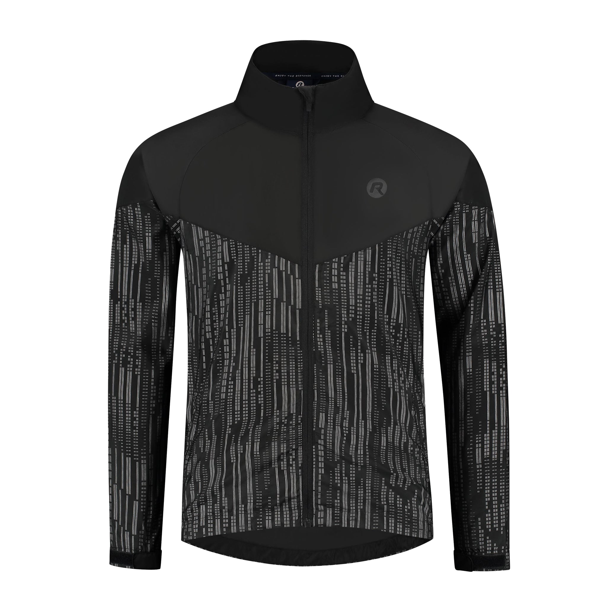 Essential Hi Vis Running jacket Men | Black | Rogelli